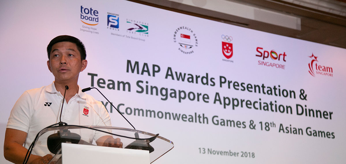 Speech by SNOC President at the 2018 Commonwealth Games & Asian Games ...